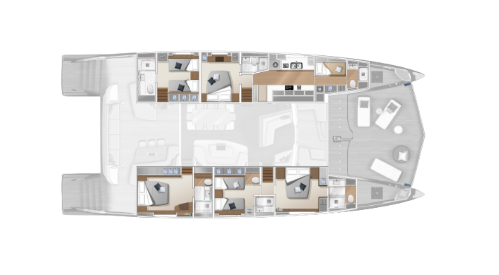 Siete Mares | 78' Power Catamaran for Charter in the BVI